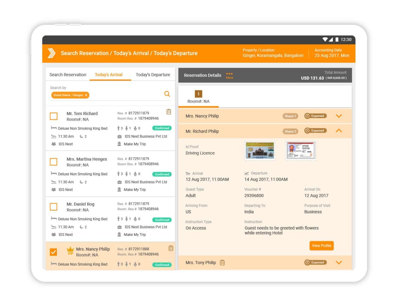 FX Mobile Check-In | Hospitality Software Solutions | IDS Next