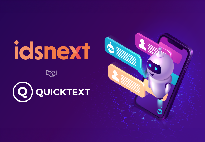 IDS Next Partners with Quicktext to Harness AI and Big Data for the ...
